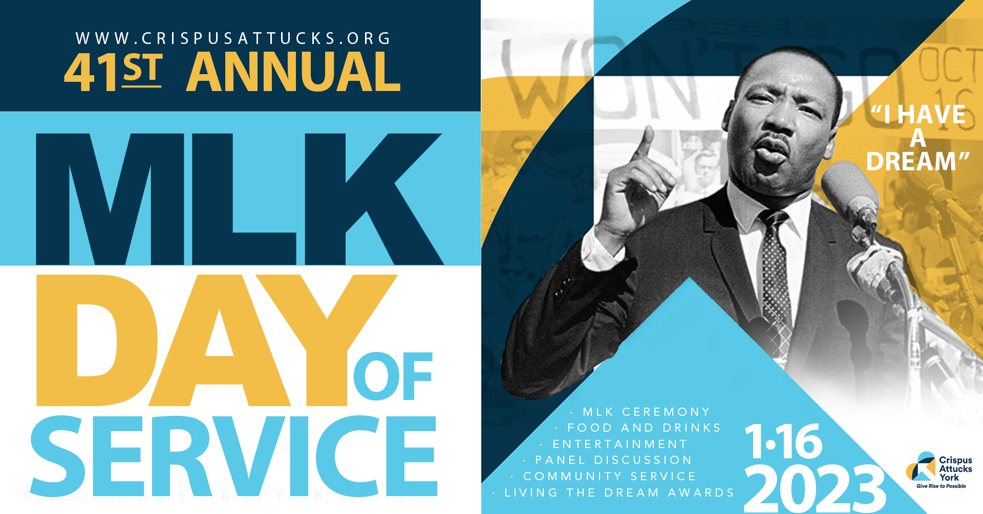 Crispus Attucks York 41st Annual MLK Day Of Service Crispus Attucks York